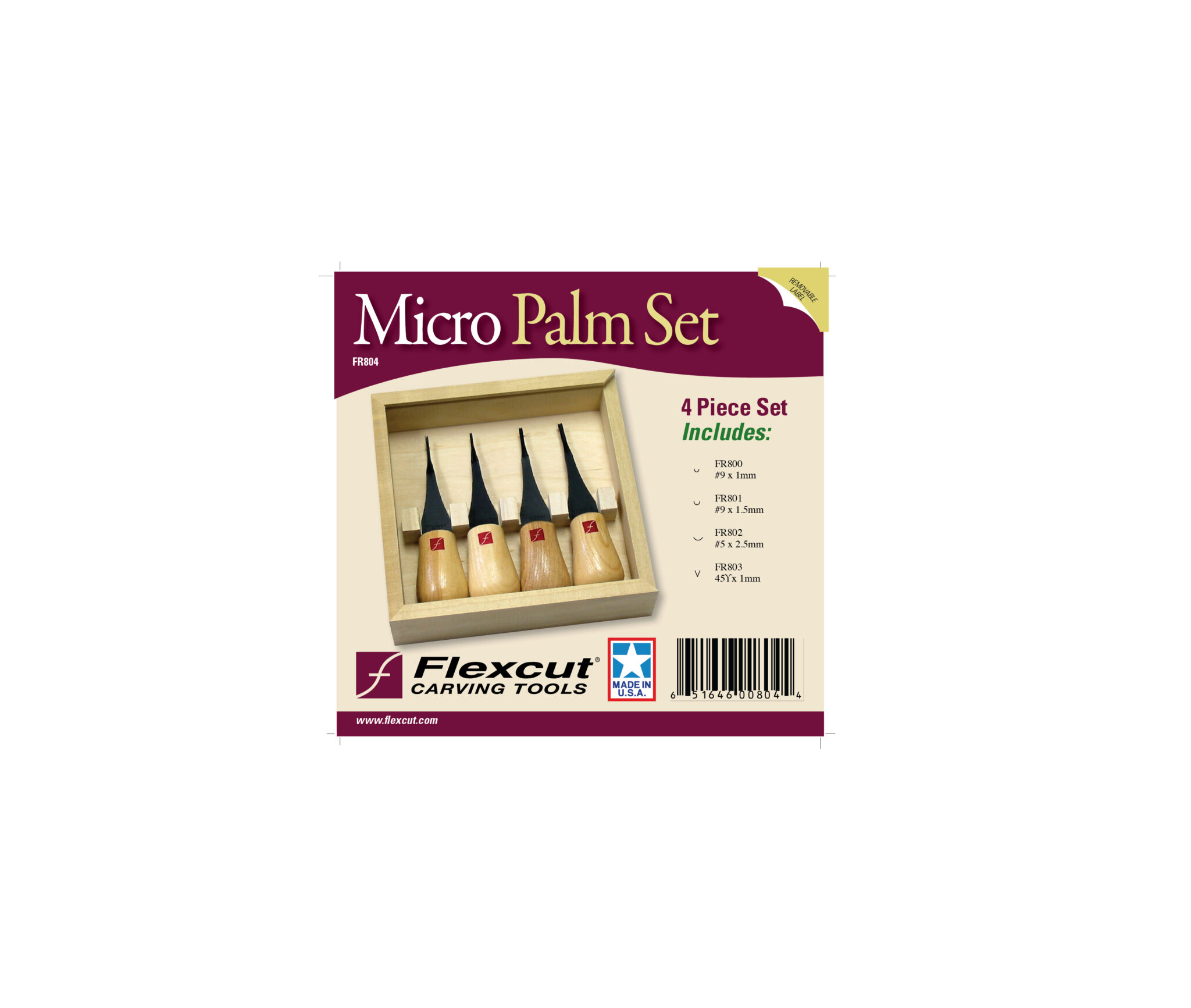 FR804 Micro-Palm Set - KV Woodcarving SuppliesKV Woodcarving Supplies